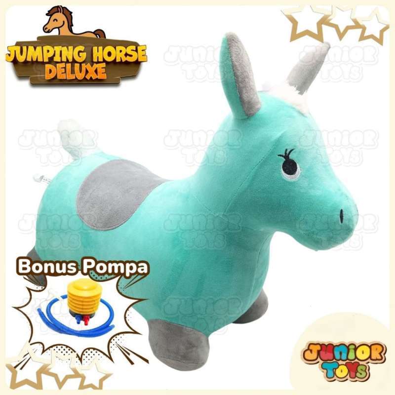 Jual Animal Jumping Mainan Anak Kuda Kudaan Karet Deluxe Fungsi 2 In 1 ...