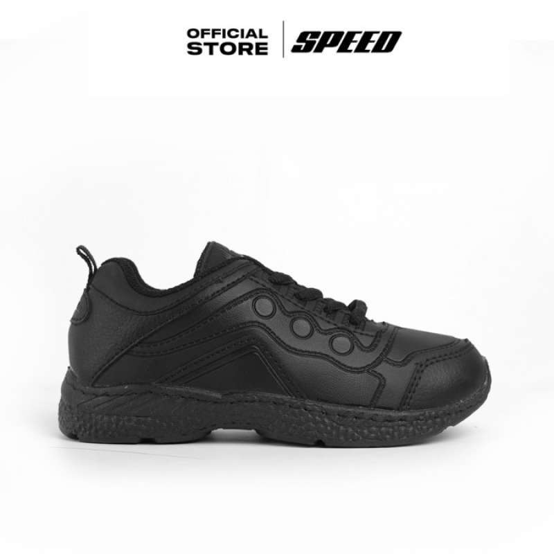 Jual Speed - Sepatu Anak Younger Hitam Series - Sepatu Sekolah 30-35 ...