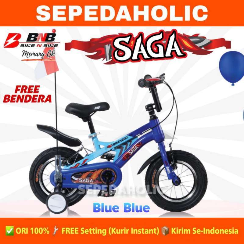 Promo Sepeda Anak Laki Bmx Bnb Saga Ukuran 12 16 Inch Usia 2-6 Tahun ...