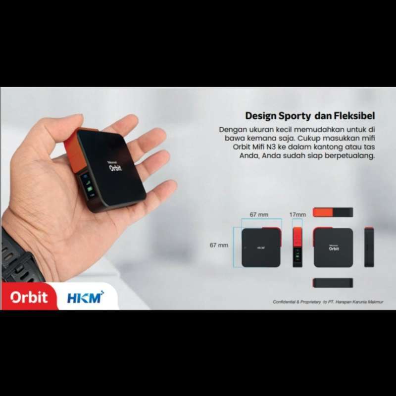 Promo Telkomsel Orbit Mifi N3 Modem Wifi Portable 4g High Speed Free ...