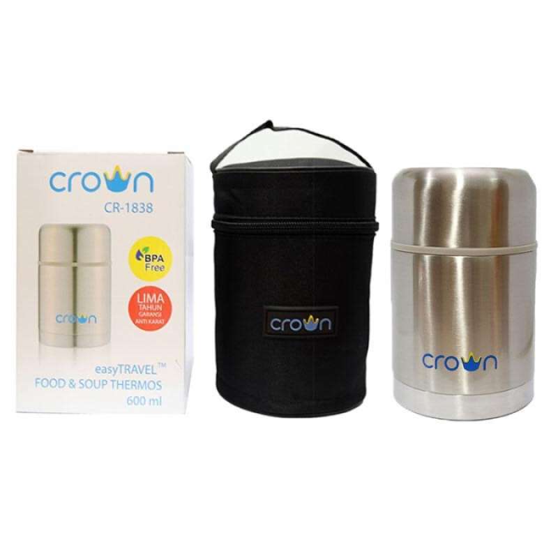 Jual Termos Makan Crown Easy Travel Food / Lunch Jar 600ml Di Seller ...