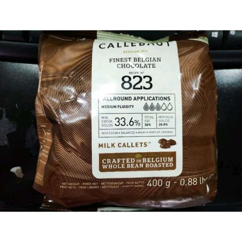 Jual Callebaut 823 Milk Coklat 33.6% Milk Callets Finest Belgian ...