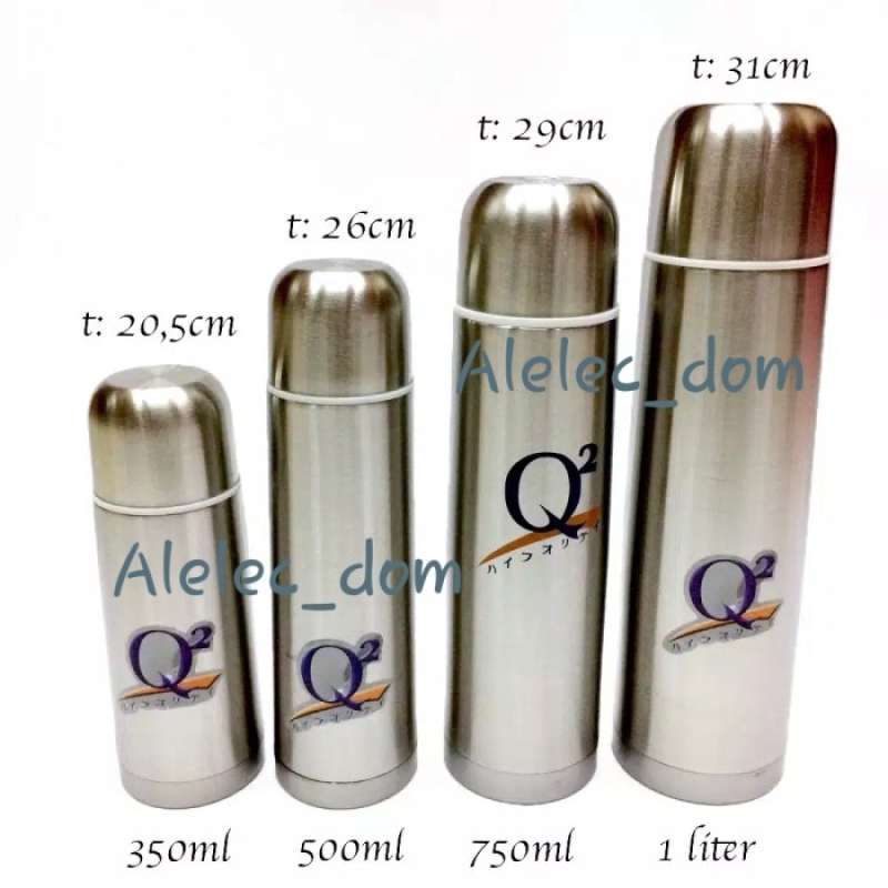 Jual Termos Air Panas Q2 350ml 500ml 750ml 1000ml Termos Stainless Steel - 1000ml Di Seller ...