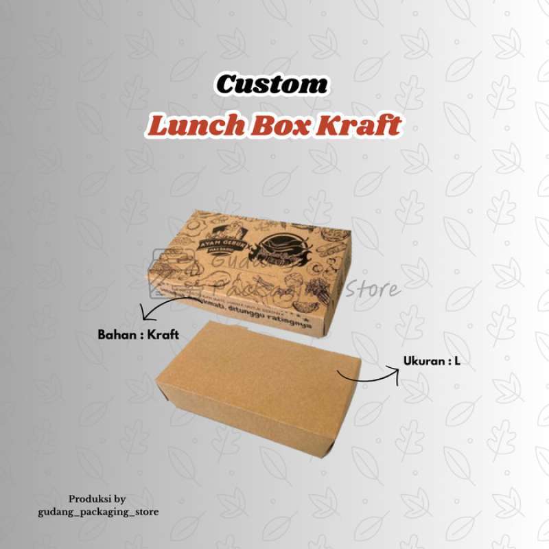 Jual Cetak Custom Lunch Box Ukuran L | Dus Lunch Box | Dus Kemasan ...