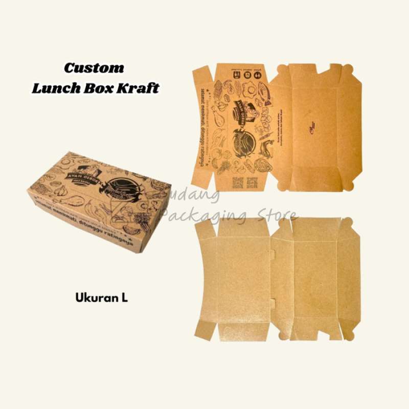 Jual Cetak Custom Lunch Box Ukuran L | Dus Lunch Box | Dus Kemasan ...