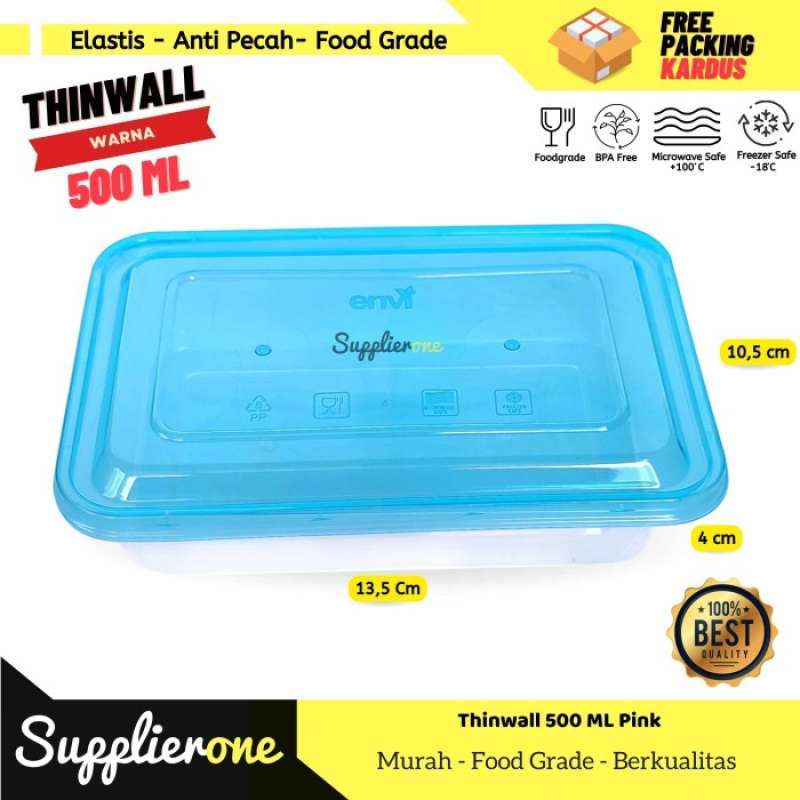 Jual Thinwall Warna / Lunch Box Plastik / Wadah Plastik / Food ...