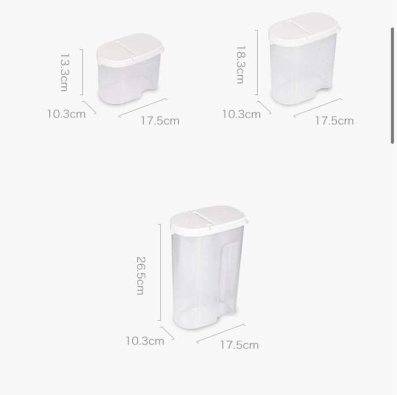 Jual Kontainer Toples Food Container Bening Plastik Box Tempat ...