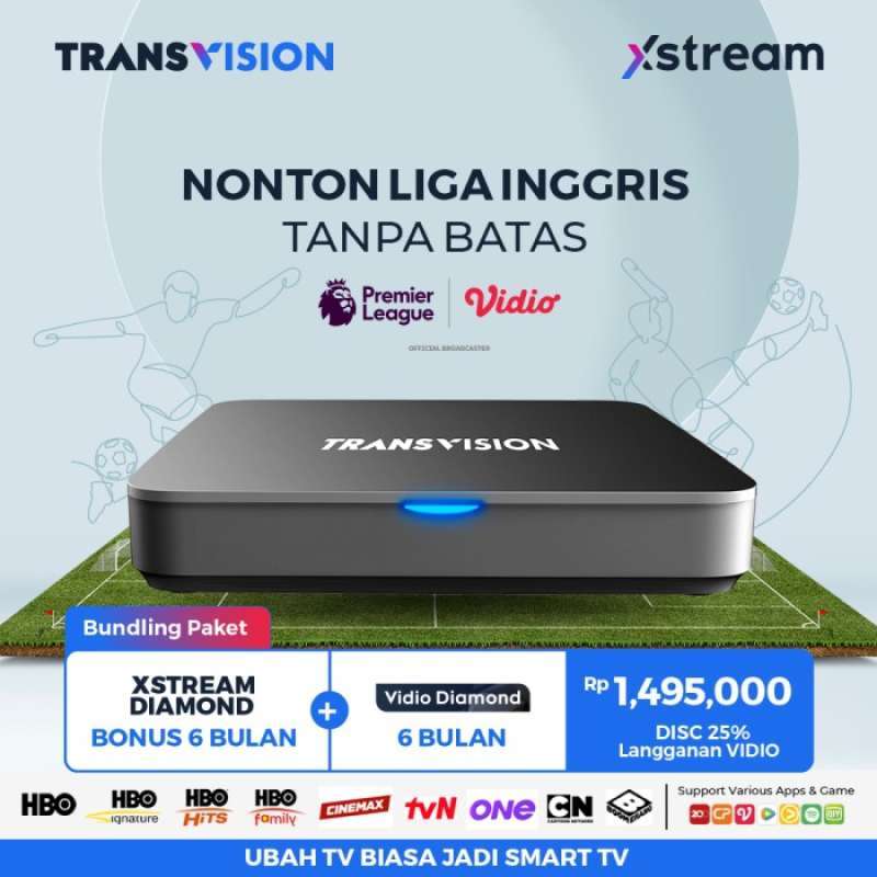 Promo New Transvision Xstream 2nd Gen + Vidio Gift Paket Diamond ...