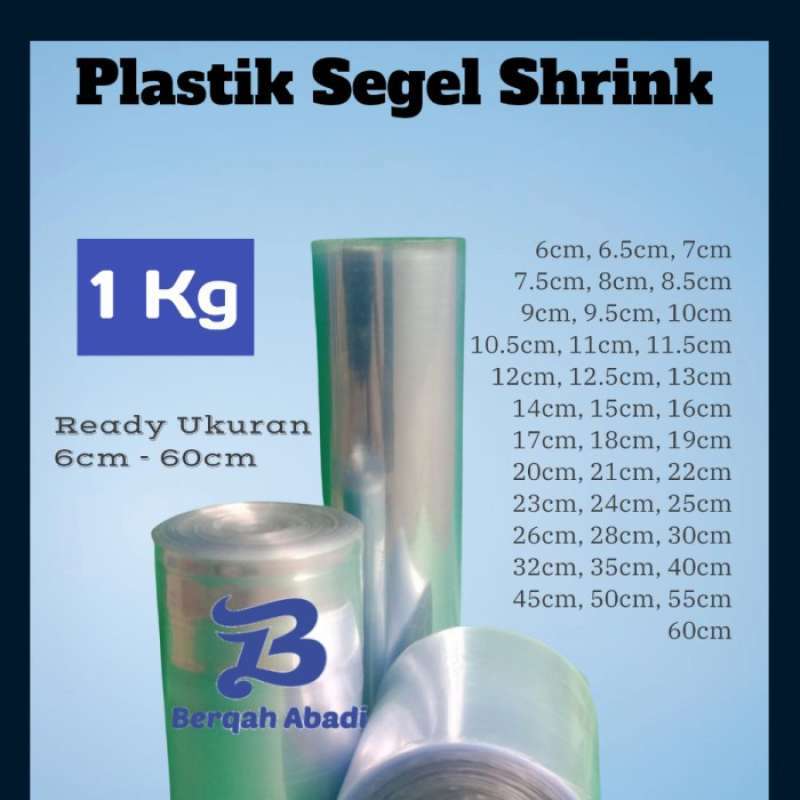 Jual Plastik Shrink/plastik Segel Kemasan 1 Kg - 13 Cm Di Seller Elezea ...