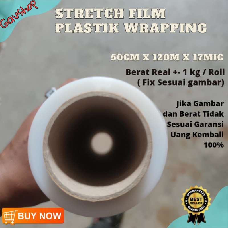 Jual Plastik Wrapping Stretch Film Wraping Barang ( 5 Varian Ukuran ...