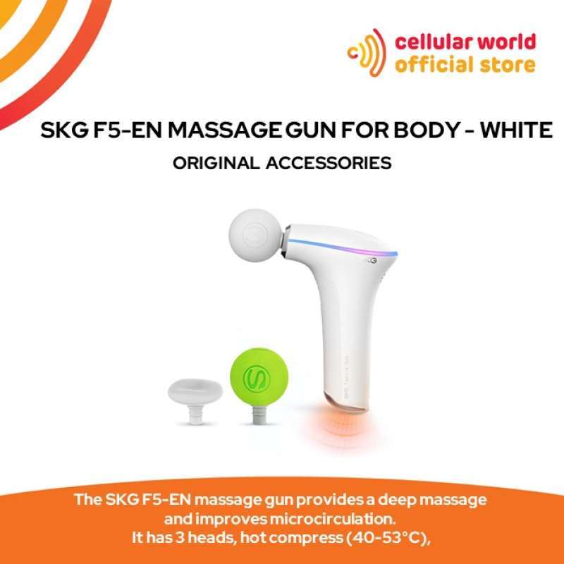 Jual Skg F5-en Massage Gun For Fody - White Garansi Resmi Di Seller Cellular World Official ...
