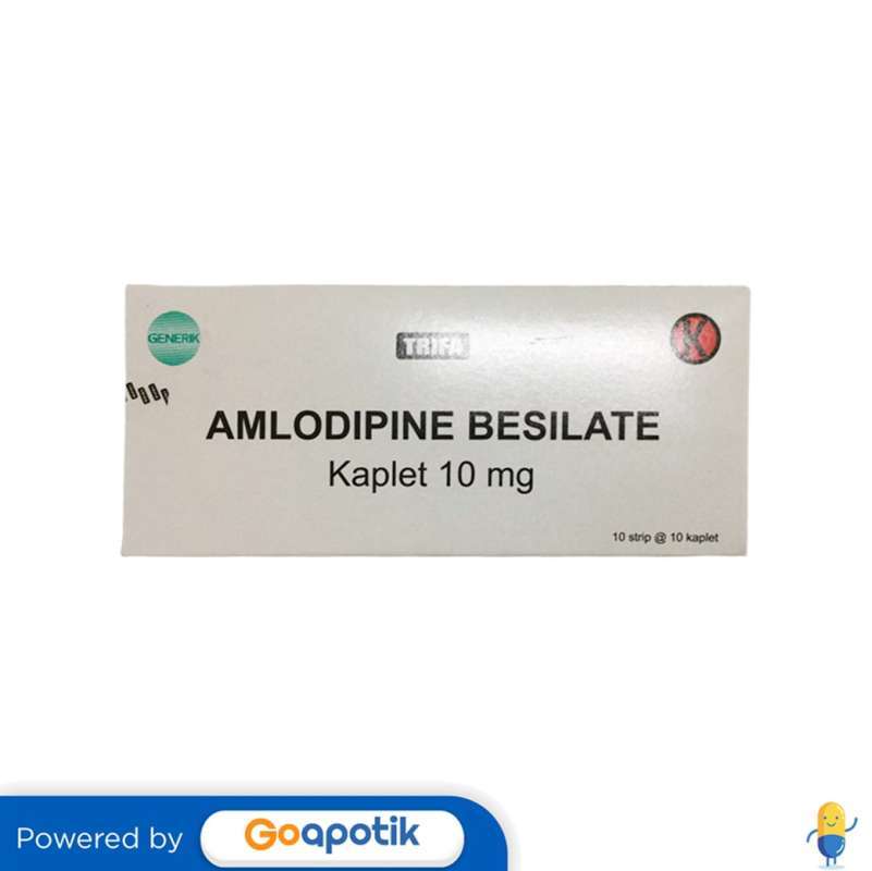 Jual Amlodipine Besilate Trifa 10 Mg Box 100 Tablet Di Seller Apotek ...