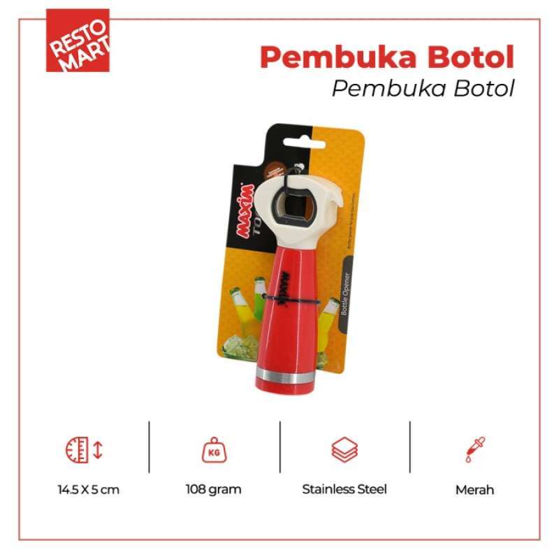Jual Pembuka Botol Maxim Stainless (1511600) Di Seller Sentry ...