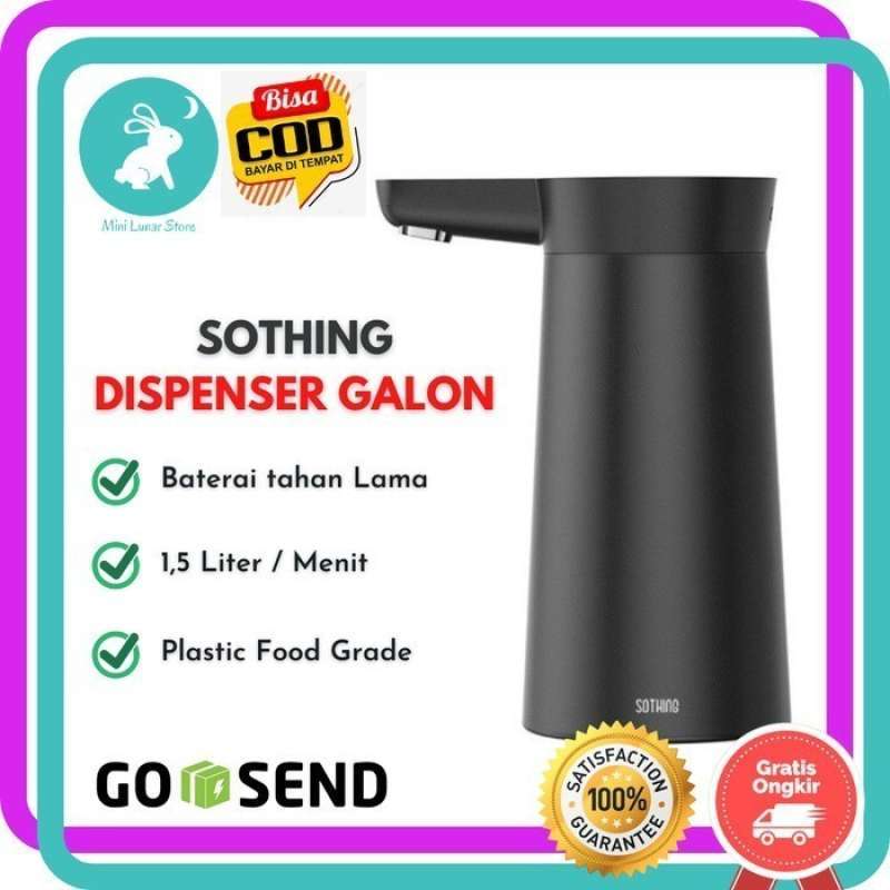 Jual Xiaomi Sothing Dispenser Pompa Galon Air Automatic Pump - Hitam Di ...