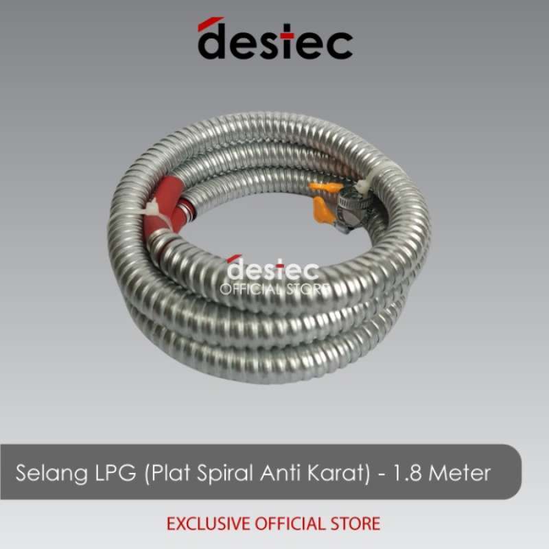 Jual Selang Gas Lpg Destec Ac-sl Dengan Plat Spiral Anti Karat (per Pcs ...