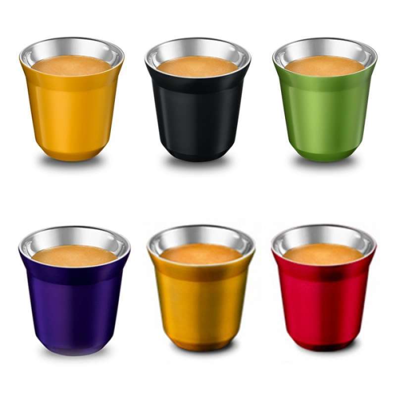 Jual Nespresso Pixie Collection Espresso Cup Cups Stainless Steel ...