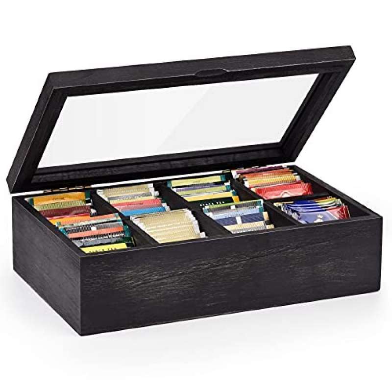 Jual Alsonerbay Wooden Tea Box Tea Bag Holder Kitchen Storage Di Seller ...