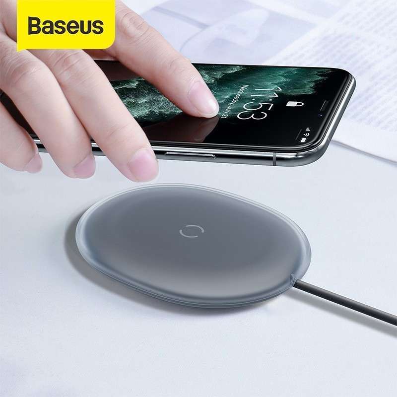 Jual Baseus Wireless Charger Pad 15w Jelly Fast Charging Pods Dock ...