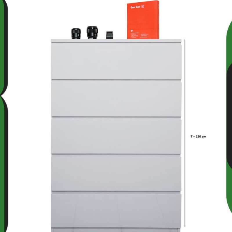 Promo Rak Serbaguna Nakas 5 Laci Rak Susun Bedside Table Laci Ll - 70 P ...