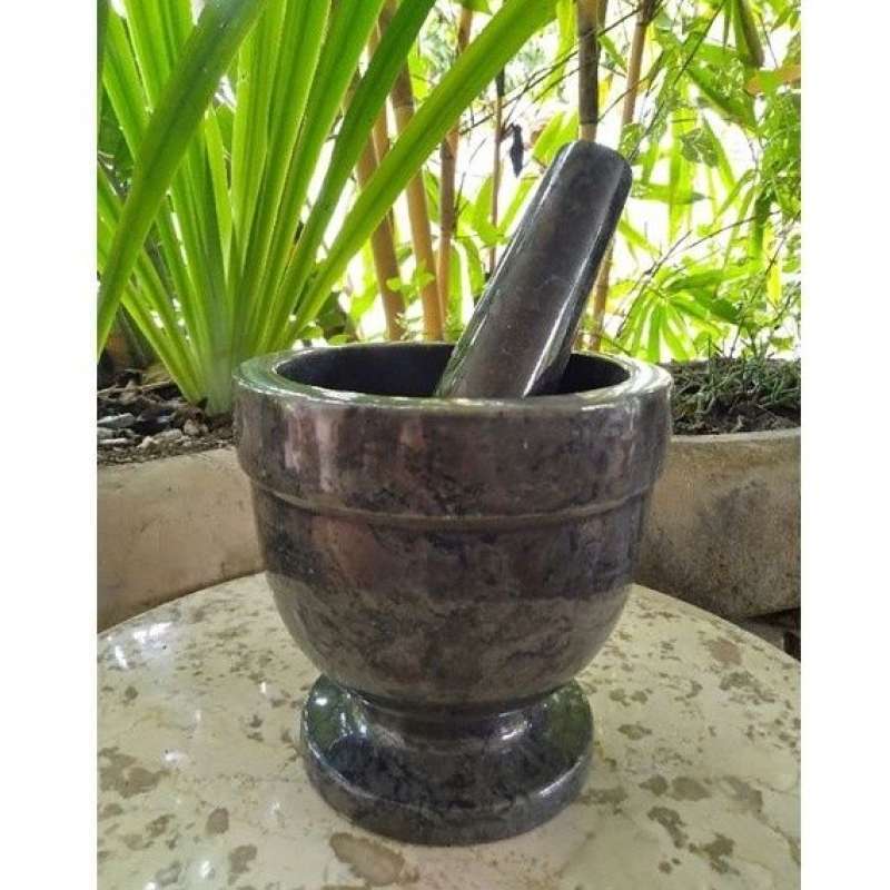 Jual Lumpang Alu Marmer Asli Mortar Tumbukan Marble Stone Batu Alam ...