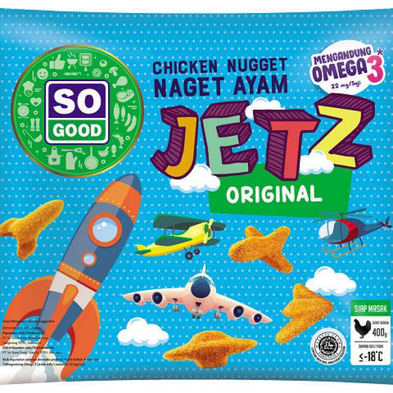 Jual So Good Chicken Nugget Jetz Original 400gr Di Seller Kinsky Frozen ...