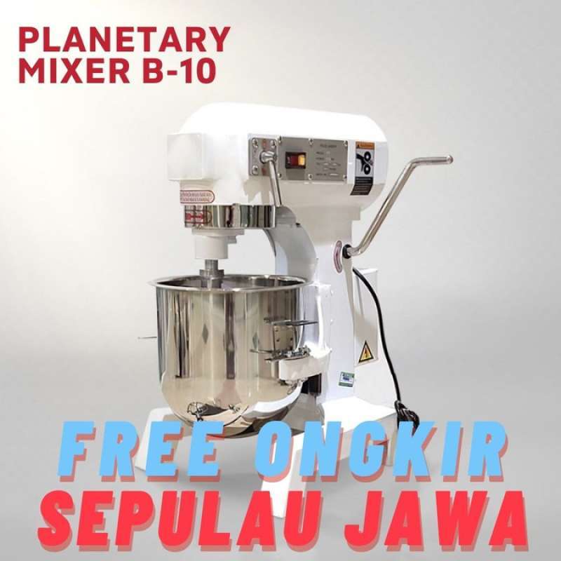 Promo Planetary Mixer 10l Gomesin Mixer Roti 10 L Kapasitas 3kg Gm-b10 ...