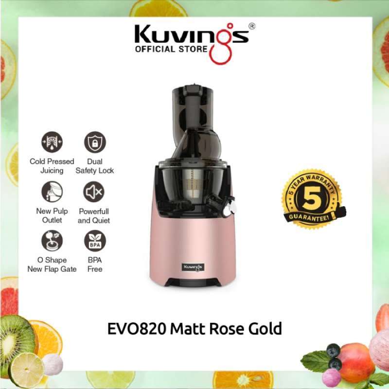 Promo Kuvings Evo820 Cold Press Slow Juicer Matt Rose Gold Diskon 23% Di Seller Satou Store ...