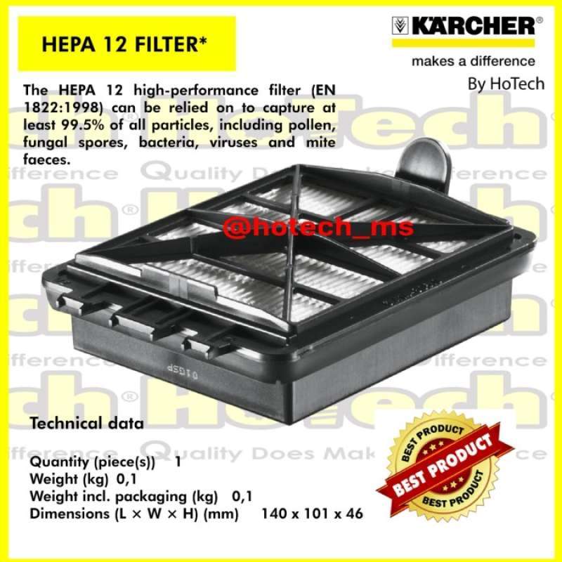 Promo Karcher Hepa 12 Filter | Hepa Filter | Hepa 12 Filter For Vc ...