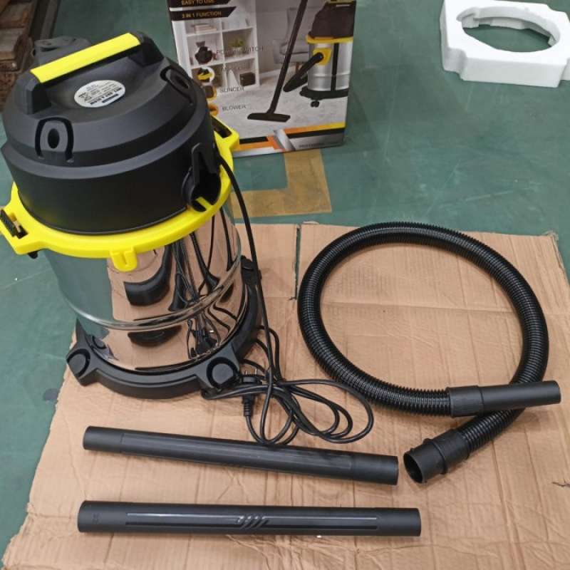 Promo Vacuum Cleaner Kenmaster Km-360 15l Wet And Dry Blow 3 In 1 ...