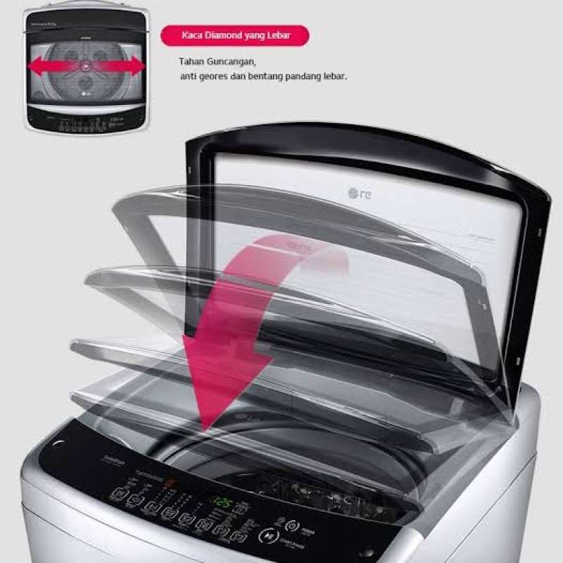 Promo Mesin Cuci Top Loading Inverter 12:kg Lg T2312vs2w Diskon 23% Di Seller Yoshizaki Store ...