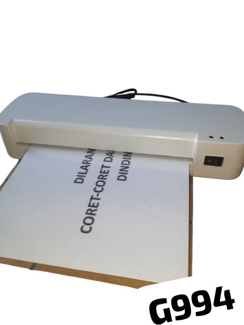Jual G994 Original Mesin Laminating A4 Alat Press Kertas Folow Watt ...