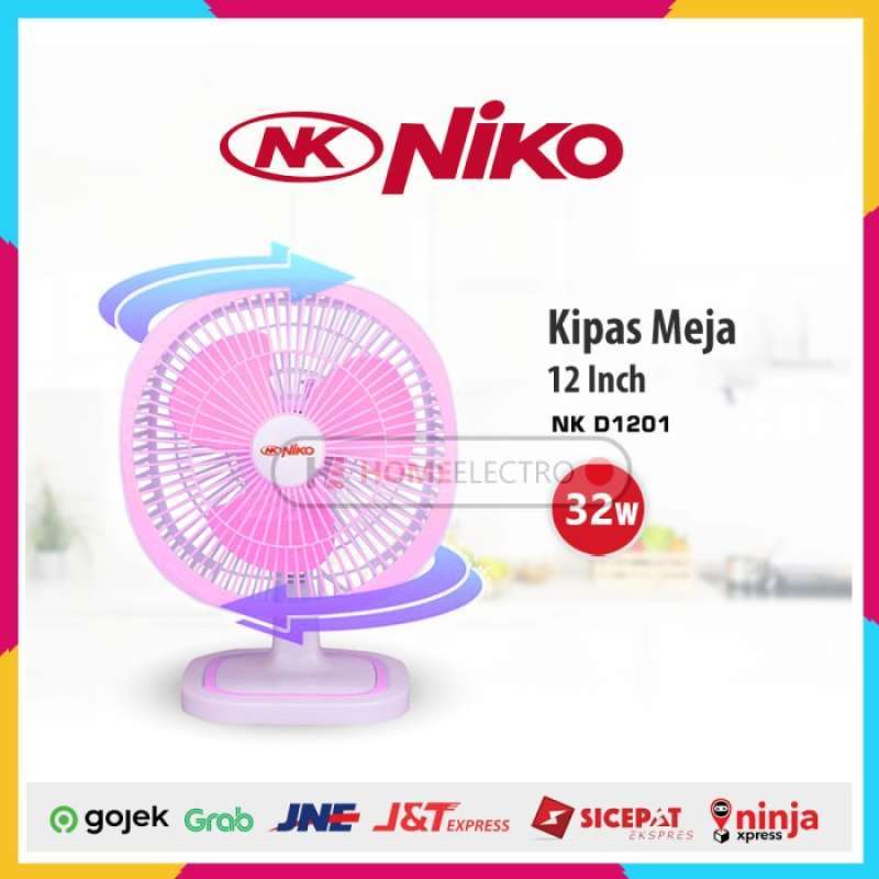 Promo Niko Desk Fan Nk D1201 Kipas Meja 12 Inch 32 Watt Diskon 23% Di ...