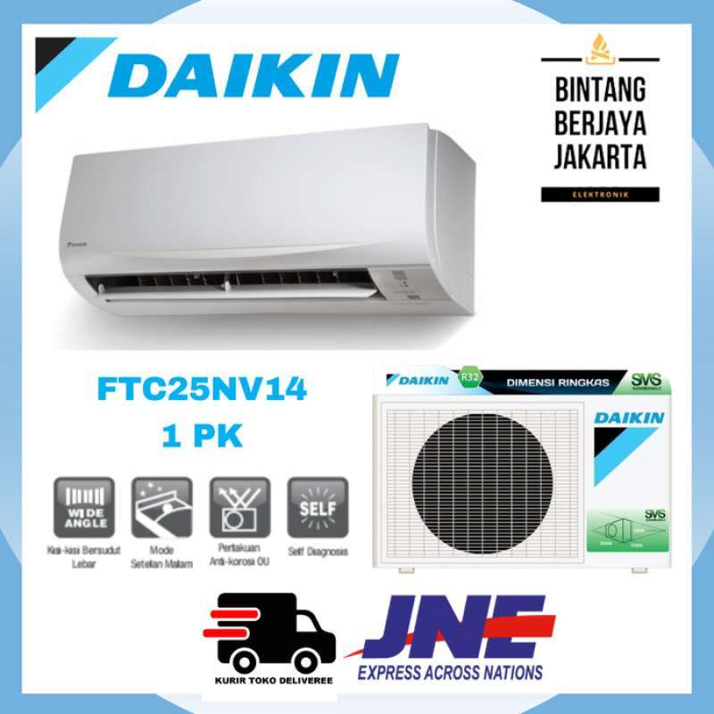 Promo Ac Daikin Ftc25nv14 - Standard Thailand 1 Pk - R32 Diskon 23% Di ...