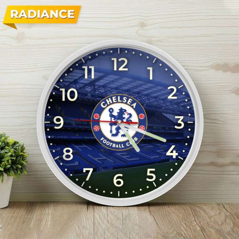 Promo Jam Dinding Chelsea Fc Glow In The Dark Rwd Bisa Custom Ada Kaca ...