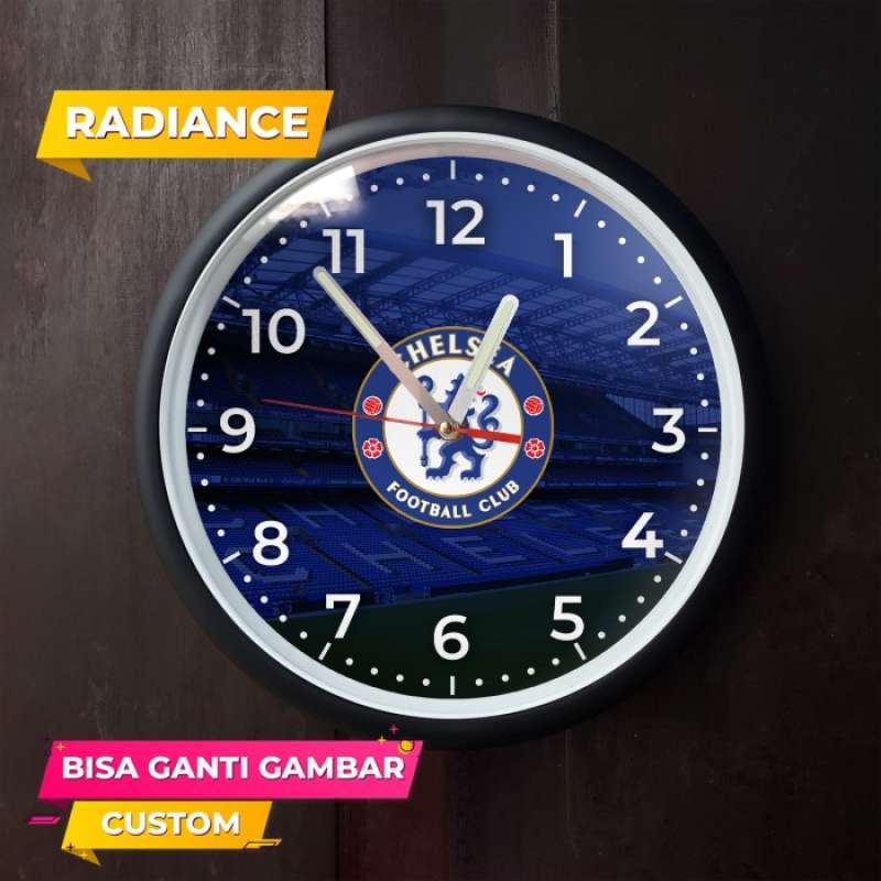 Promo Jam Dinding Chelsea Fc Glow In The Dark Rwd Bisa Custom Ada Kaca ...