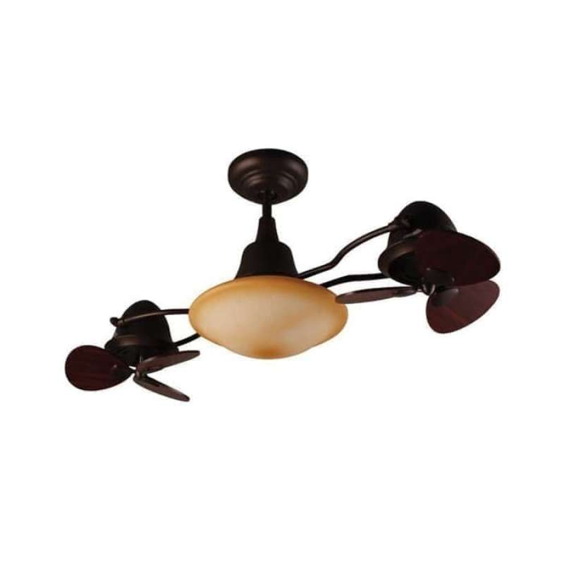 Promo Edma Colonial Ceiling Fan 52in Dengan Lampu Dekoratif + Remote ...