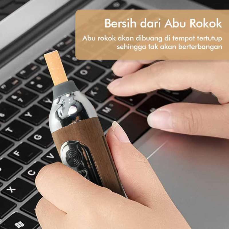 Jual Carfun Asbak Rokok Portable Pipe Smoking Rechargeable With Lighter ...