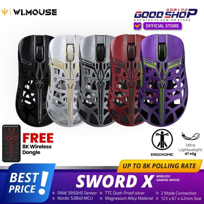 Promo Wl Mouse Sword X Magnesium Gaming Mouse Diskon 7% Di Seller Good ...