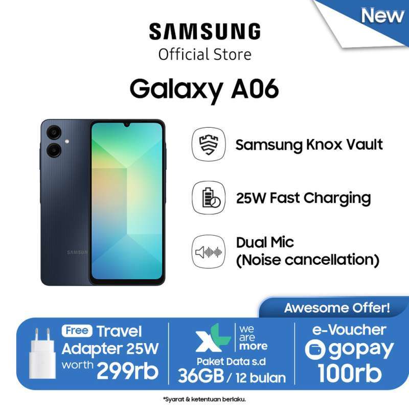Jual Samsung Galaxy A06 6/128 GB 4/128 GB 4/64 GB Garansi Resmi - 4 ...
