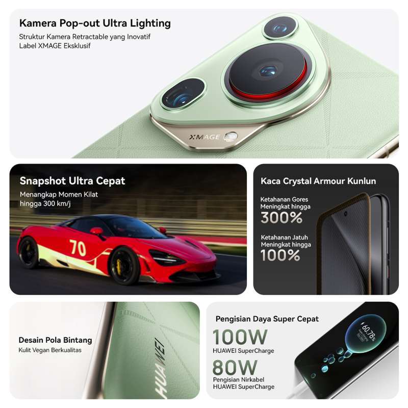 Promo HUAWEI Pura 70 Ultra Smartphone | Ultra Lighting Pop-out Camera ...