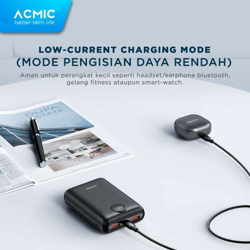 Promo Acmic Digimax 20000mah Powerbank Mini 22.5w Fast Charging Type C ...
