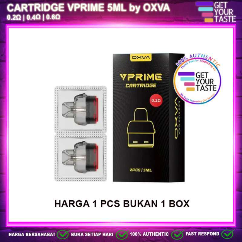 Promo Cartridge Vprime 5ml Pod Kit Replacement Authentic By Oxva V ...