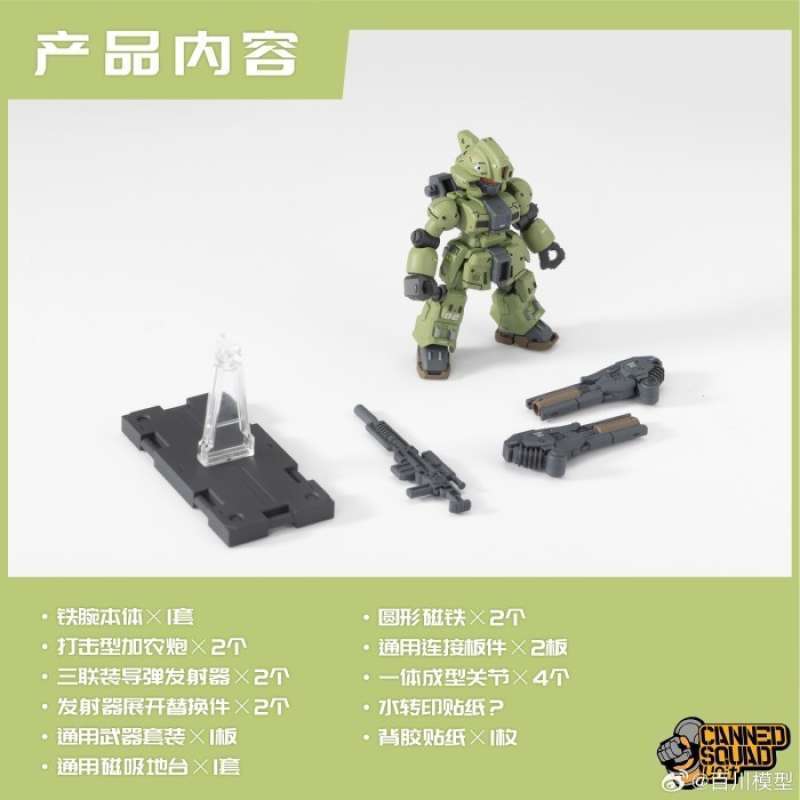 Jual Baichuan Model Kit Canned Squad Unit Csu 002 - Gauntlet Di Seller ...