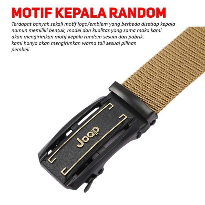 Jual Kahasil Ikat Pinggang Sabuk Gesper Pria Nylon Kanvas Kepala Besi ...