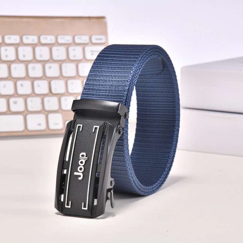 Jual Kahasil Ikat Pinggang Sabuk Gesper Pria Nylon Kanvas Kepala Besi ...