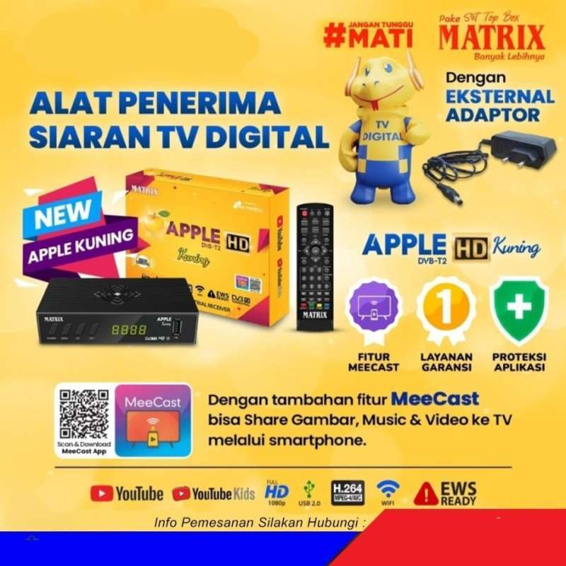 Stb Matrix Apple Merah Hdmi Garansi Resmi Indonesia 🏷️ Harga Murah ...