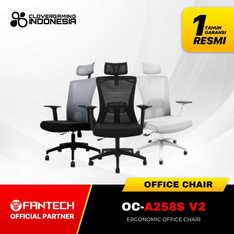 Promo Fantech Oca258s Oc-a258s V2 Kursi Kantor Kerja Premium Office ...