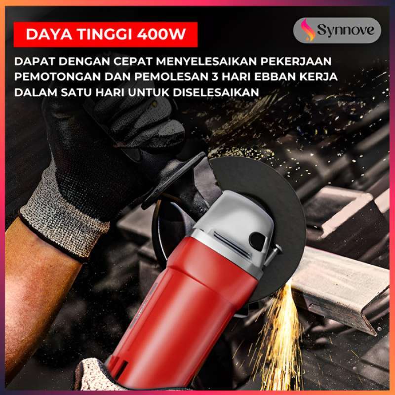 Promo Mesin Gerinda Tangan Listrik 4 Inch 400w Gerinda Portable Angle ...