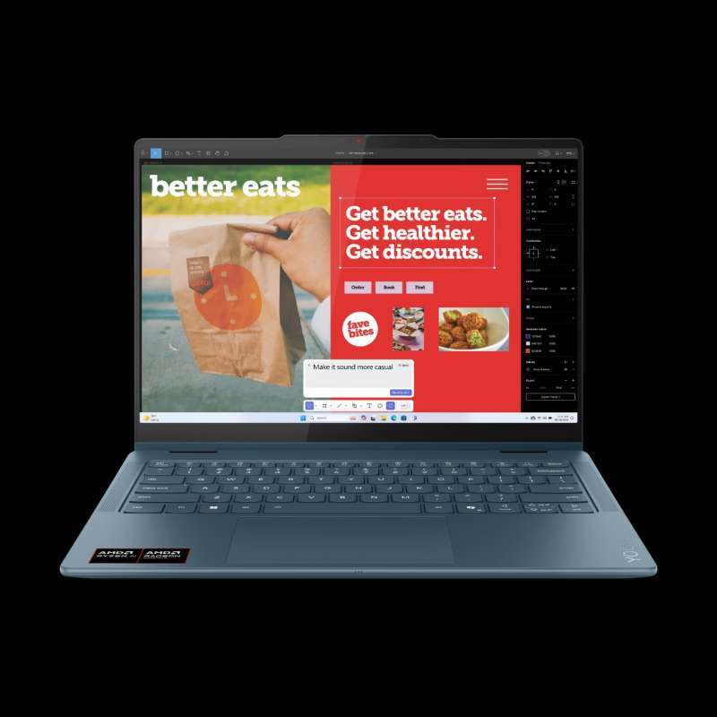 Promo Lenovo Yoga 7 2-in-1 14akp10 3did || Amd Ryzen Ai 5-340 16gb ...