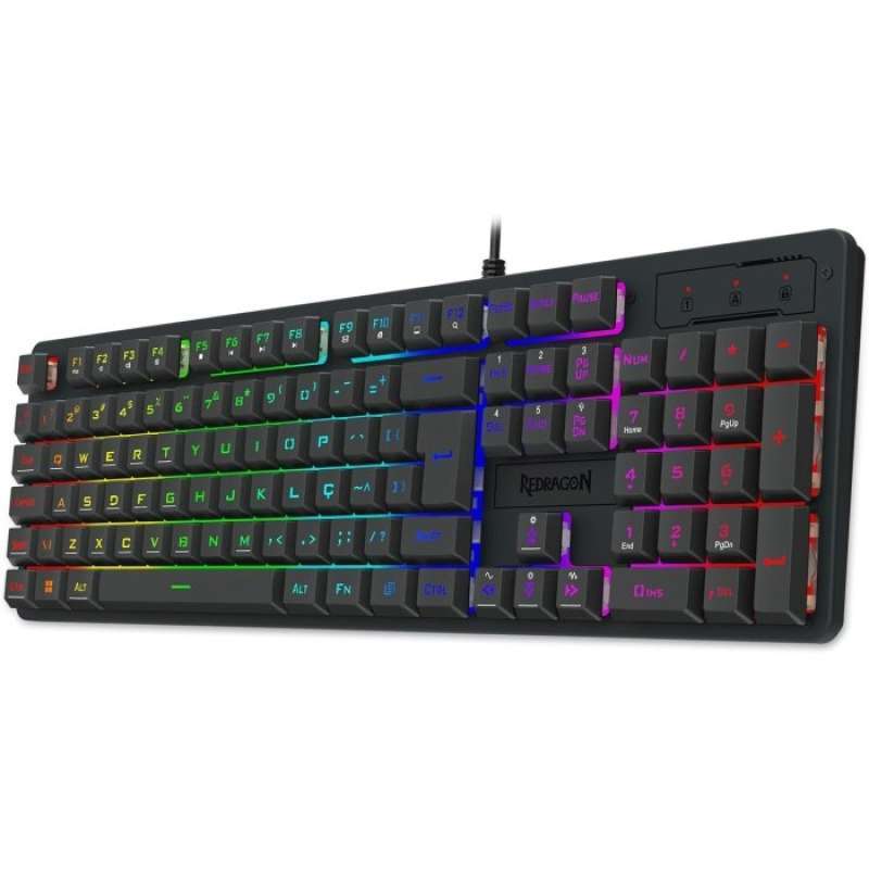 Promo Redragon Wired Membrane Gaming Keyboard Rgb Netherbane - K521-rgb ...